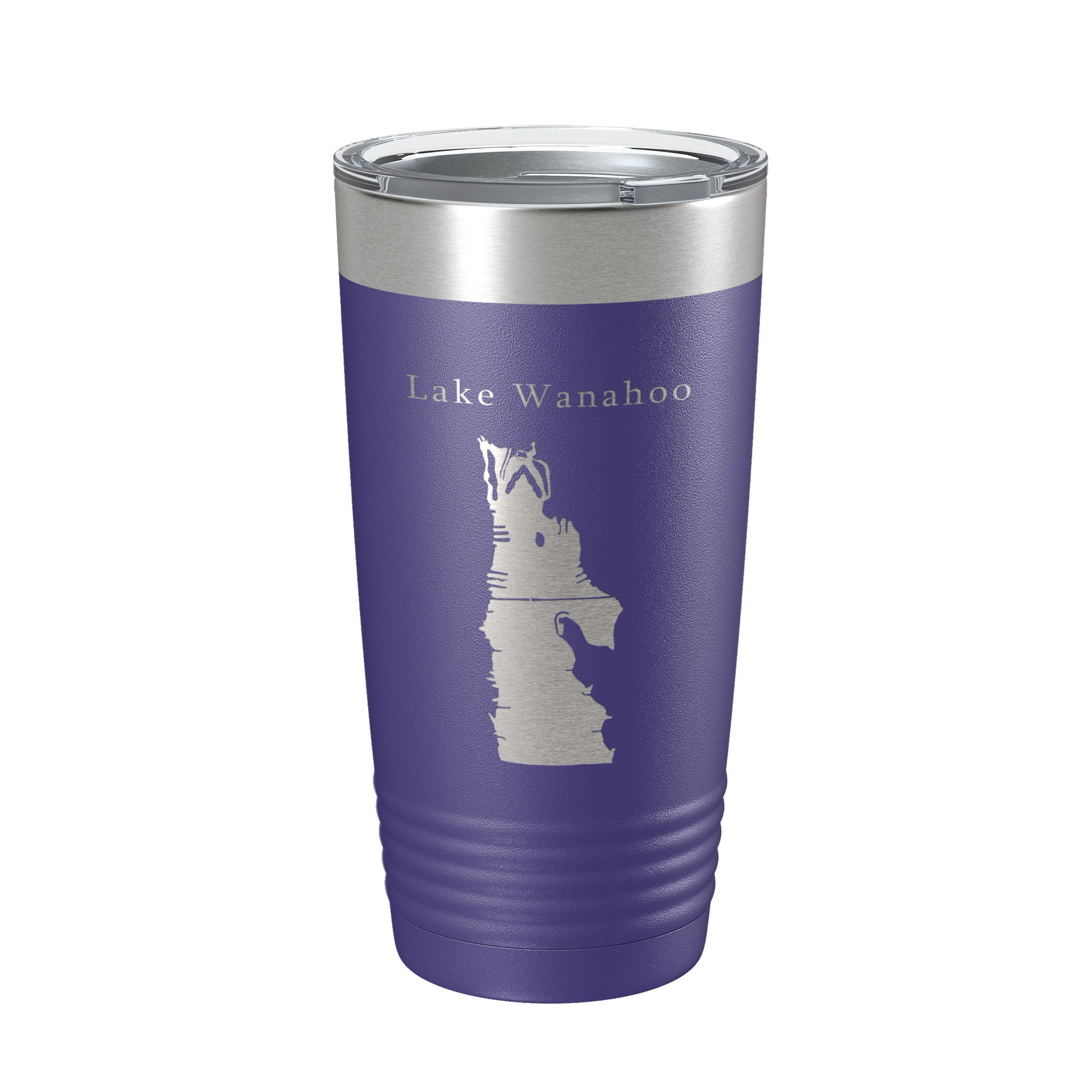 Lake Wanahoo Map Tumbler Travel Mug Insulated Laser Engraved Coffee Cup ...