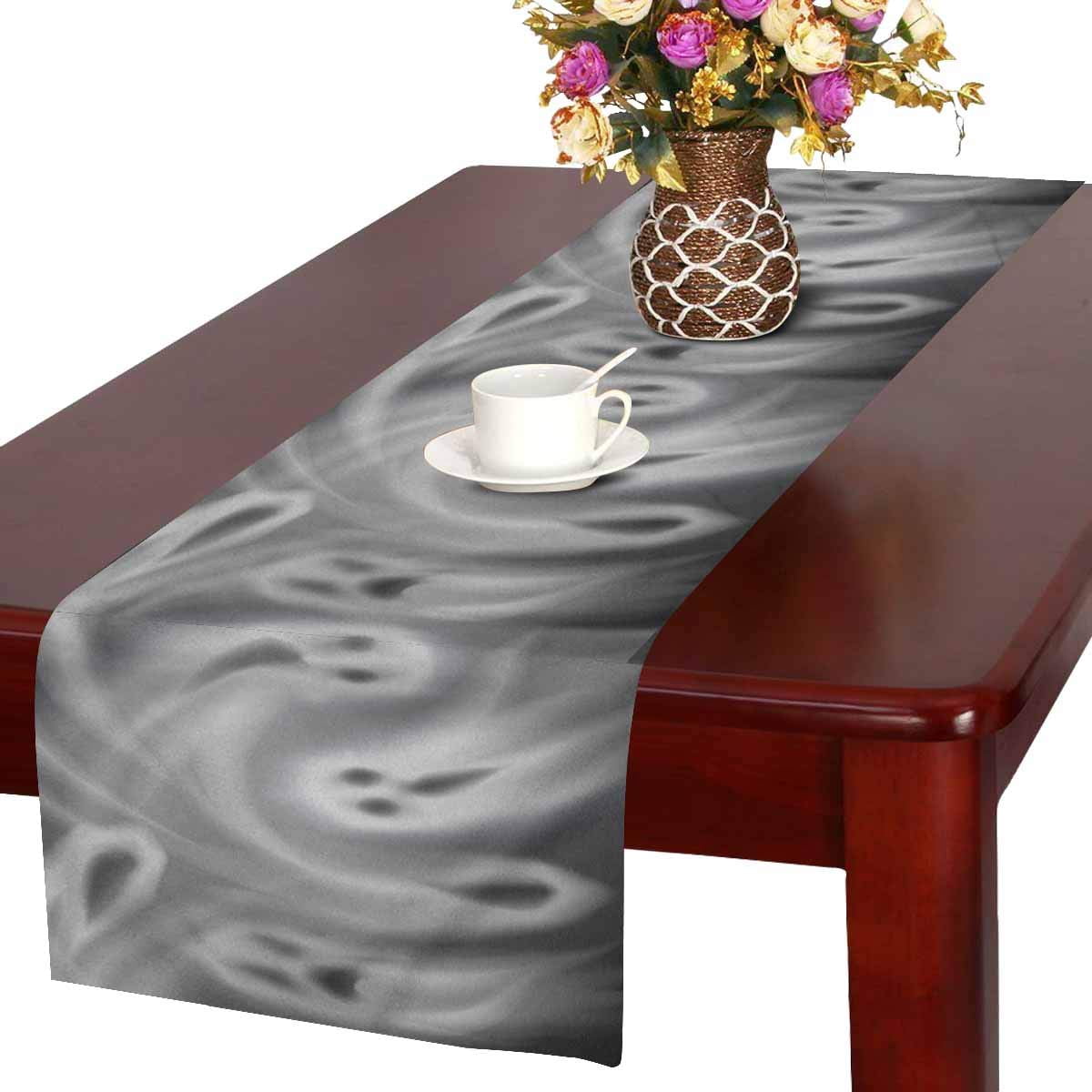 MKHERT Ghosts with Spooky Faces Horror Halloween Theme Table Runner ...