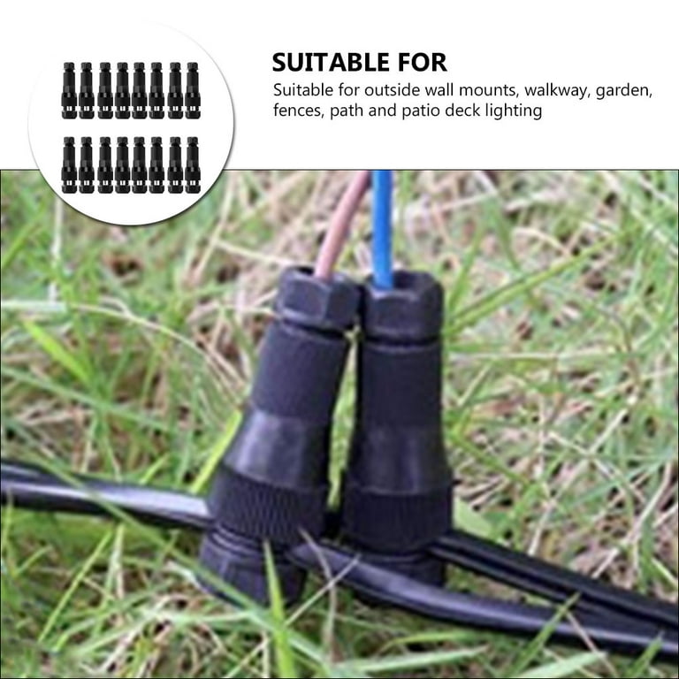 Low Voltage Lighting Wire Connectors Hampton Bay Low Voltage Black