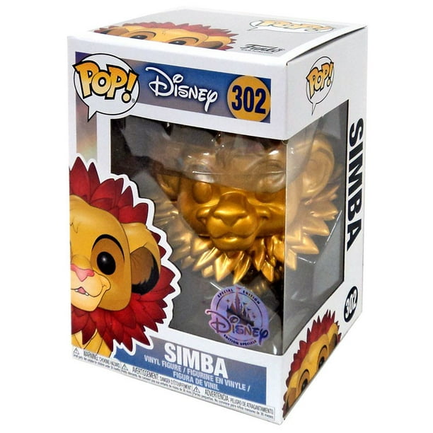 Funko POP! Disney Simba Vinyl Figure [Gold, Leaf Mane] - Walmart.com ...