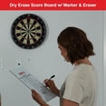 ESPN Dart Set, Bristle Dartboard with Radial Spider Wire, Includes 6 ...