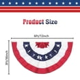 America 250 Years Patriotic Half Round Porch Banner, Celebrating 250 ...