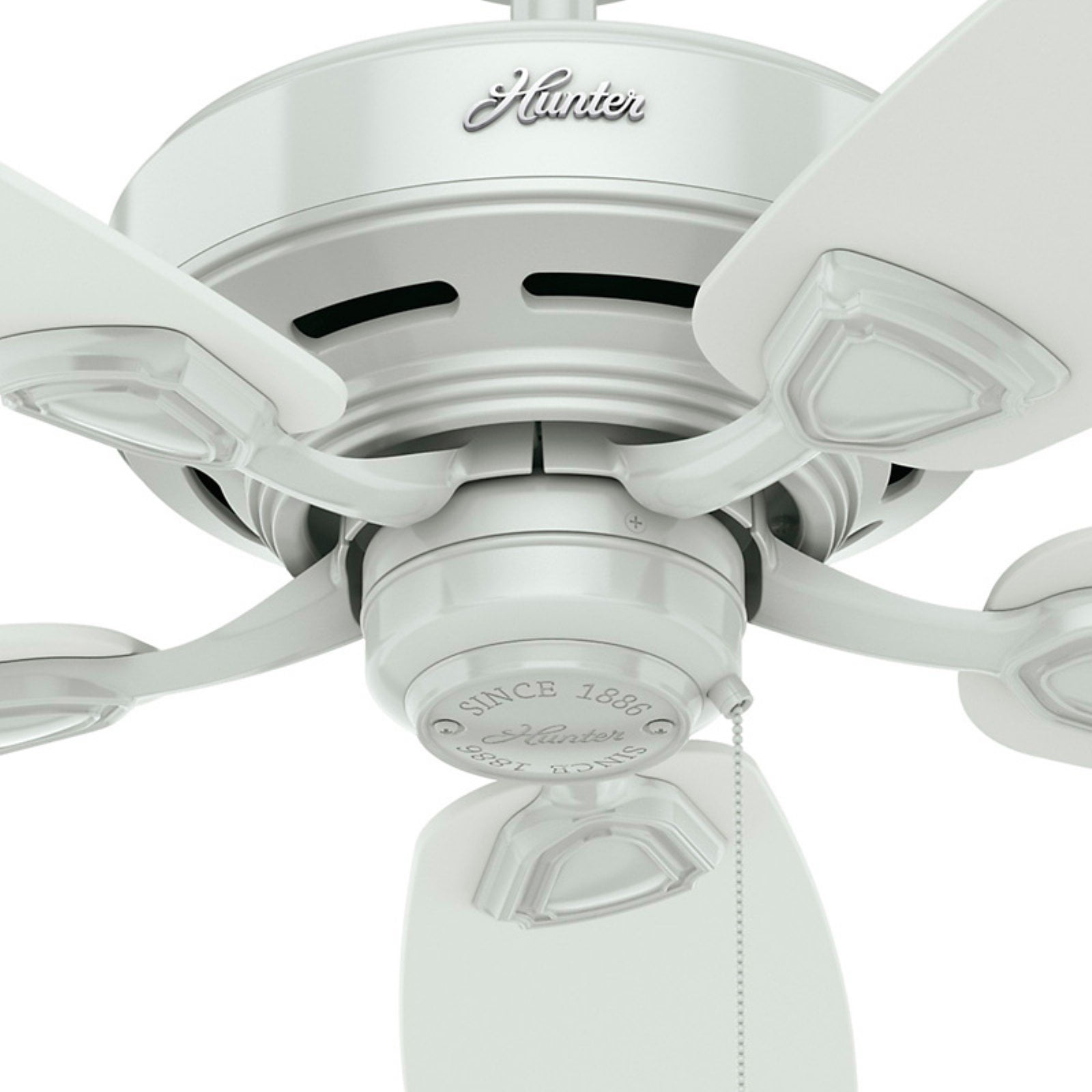 Hunter Sea Wind 48 In Indoor Outdoor White Ceiling Fan | Shelly Lighting