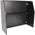 4ft Portable Bar Table with 2 Shelves - Mobile Bartending Station ...