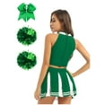 Aiihoo Women Schoolgirls Cheerleading Uniform Adult Crop Top Cheer ...