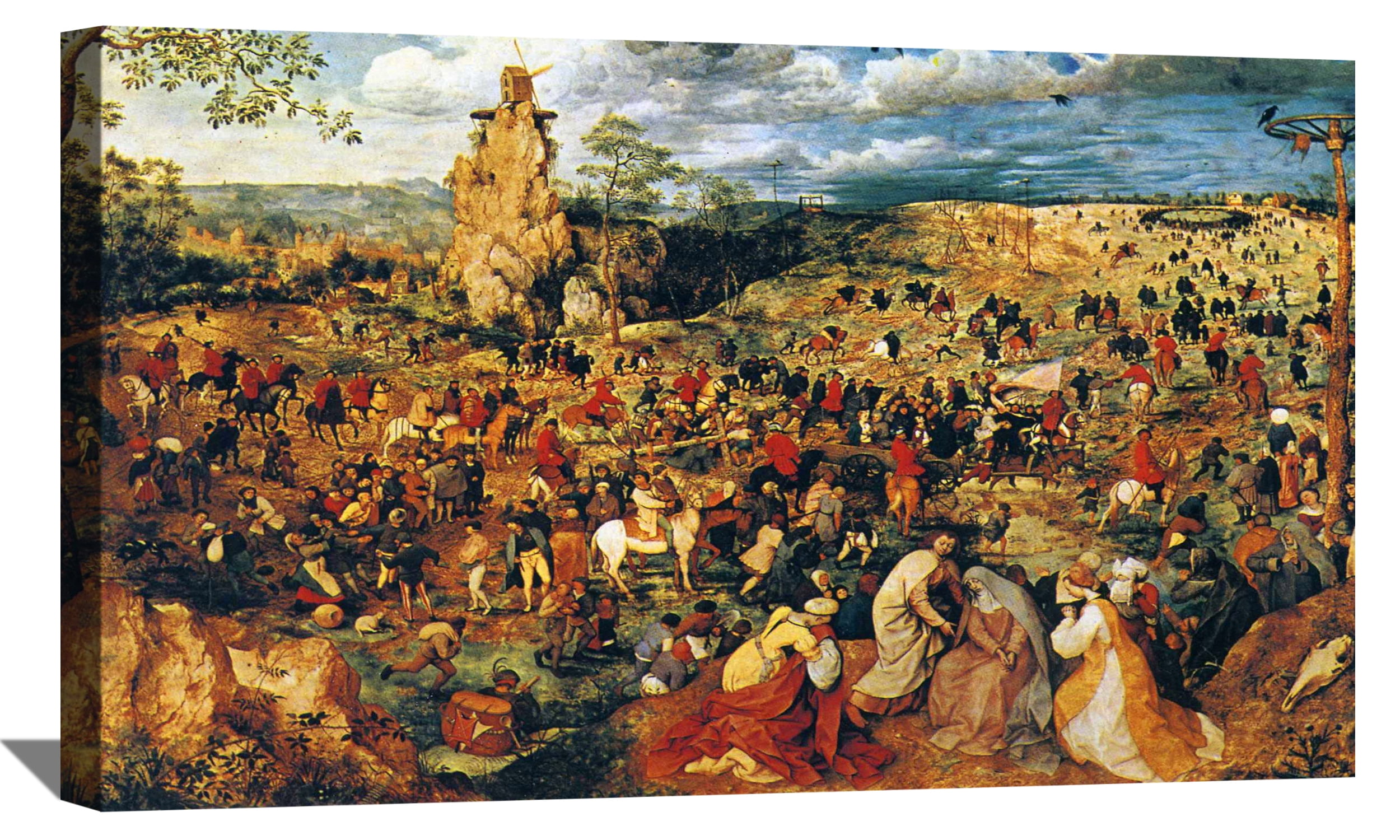 Pieter Bruegel The Elder Painting The Procession To Calvary By Pieter ...