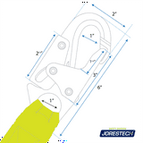 JORESTECH Safety Bundle Full Body Harness with Back D-Ring, ANSI ...