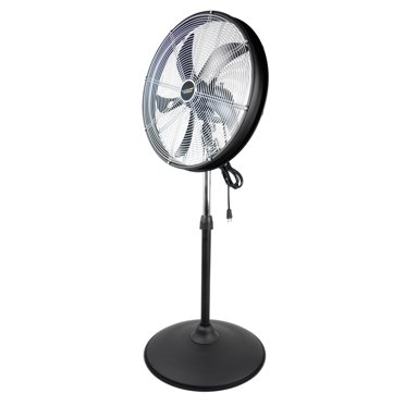 Garrison 3-Speed Industrial Oscillating Pedestal Fan, 24 In., 7,700 Cfm ...
