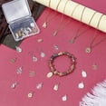 2 Sets 2 Colors Alloy Charms with jump ring Chinese Character Charms ...