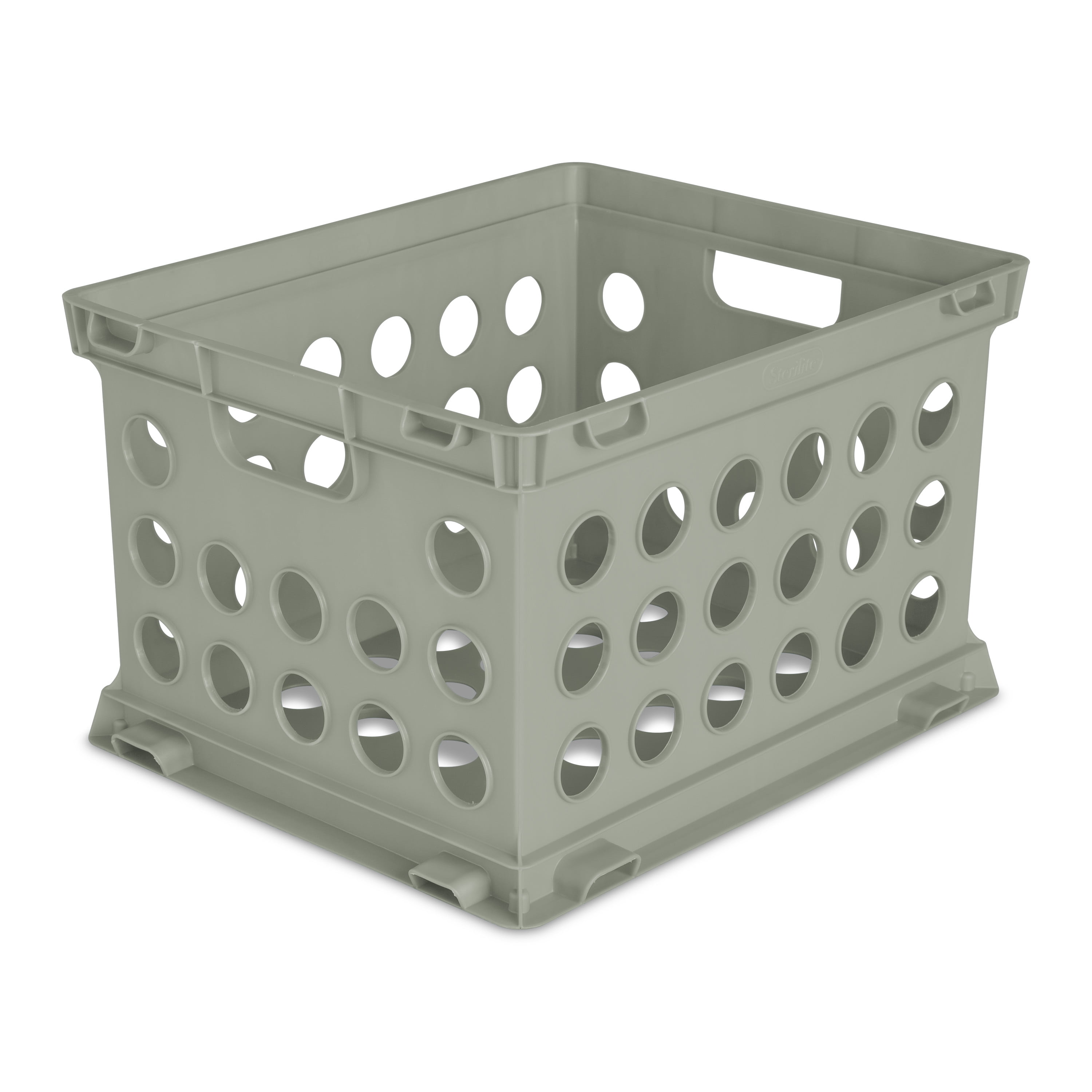 Sterilite File Crate Plastic, Green River - Walmart.com