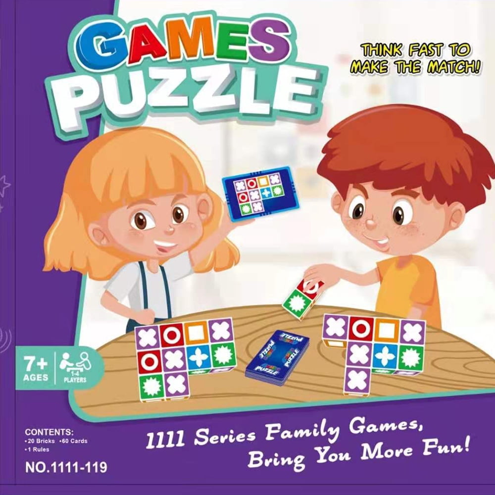 Buy Matching Game Puzzle Board Games Kit Match Madness Pattern Matching ...