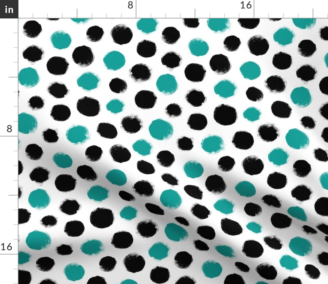 Turquoise Dot Fabric