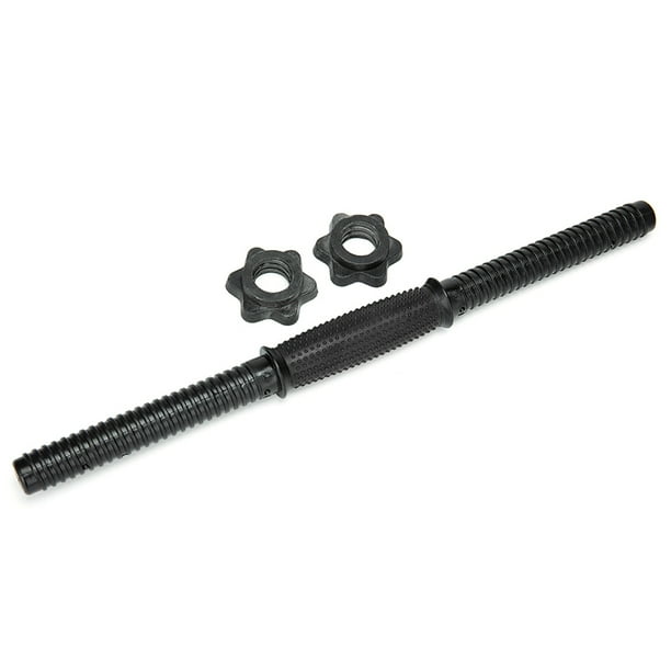 Hand Dumbbells Bar Chrome Dumbbell Bars Spinlock Collars Weight Lifting ...