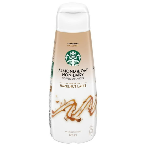STARBUCKS Almond and Oat Non Dairy Hazelnut Latte Coffee Enhancer 828 ...