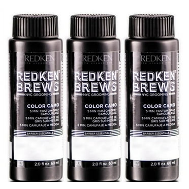 Redken Brews Men's Color Camo Dark Natural - Anti-Gray Coverage, 2 oz ...