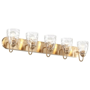 Kira Home Armada II 48" 6-Light Over Mirror / Bathroom Light, Hammered ...