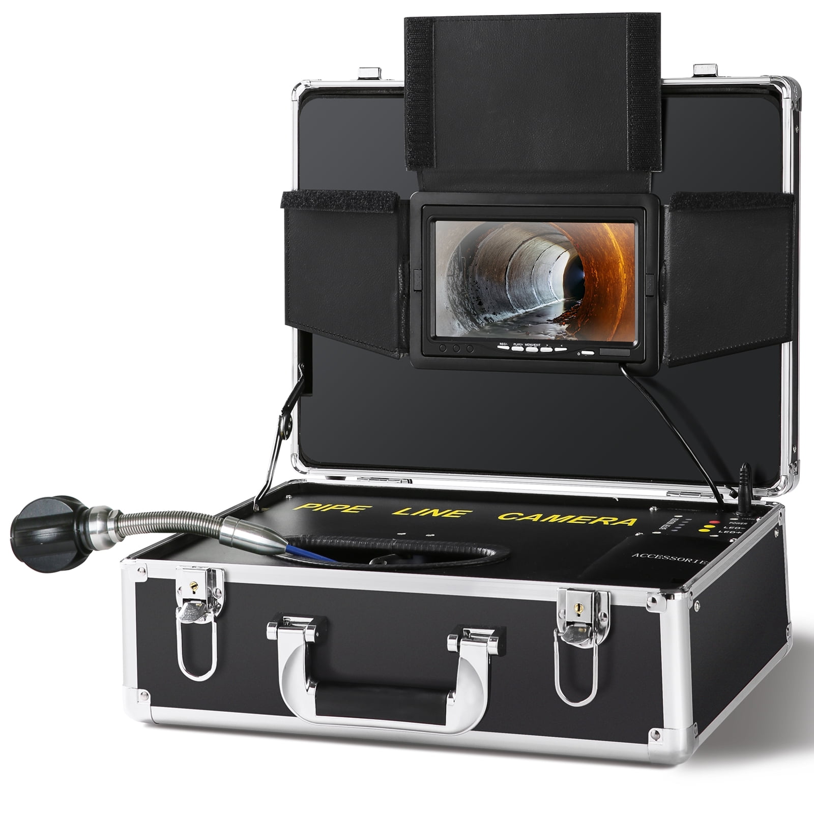 VEVOR Sewer Camera Pipe Inspection Camera 7-inch Screen 1000TVL Camera ...