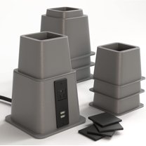 Free Shipping! Home Intuition Heavy Duty Adjustable Bed Risers ...