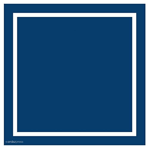 Navy Blue Solid Color Square Gift Label Stickers, 40-Pack - Walmart.com