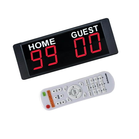 Mini Electronic Digital Scoreboard LED Game Board Scoreboards Tabletop ...