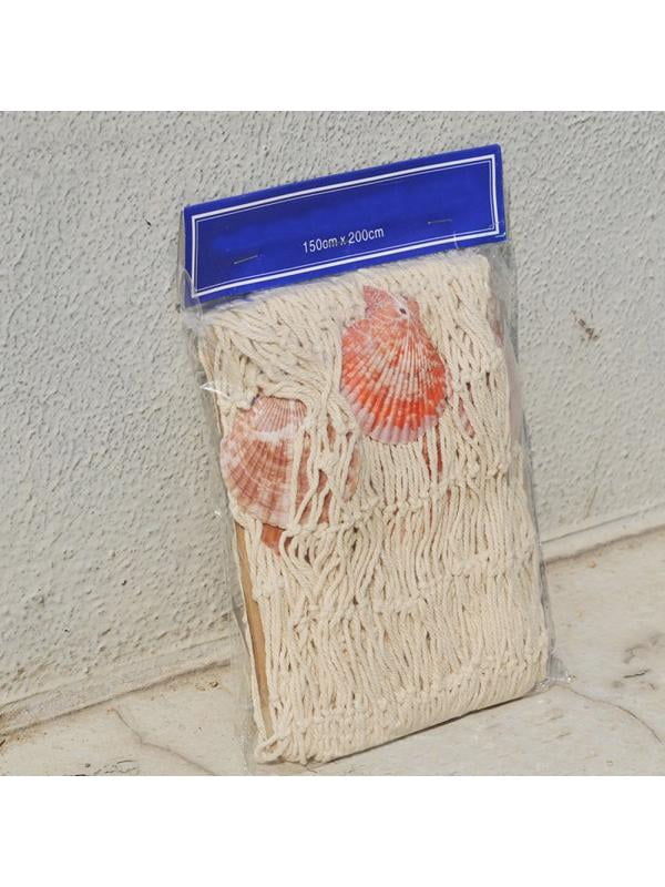 Nautical Fishing Net Shell Seaside Beach Decoration Party Home Wall ...