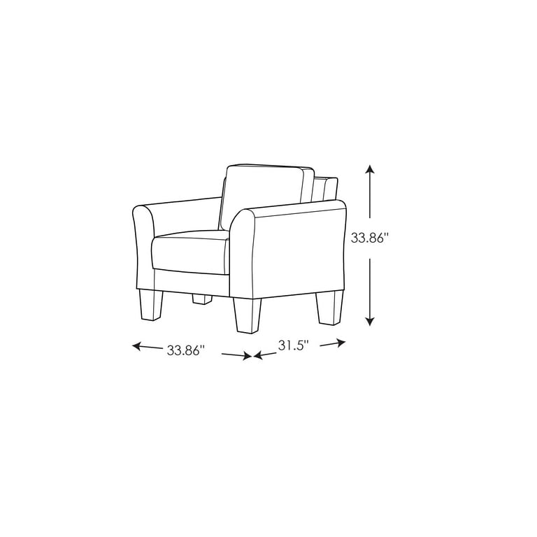 Club Chair Dimensions