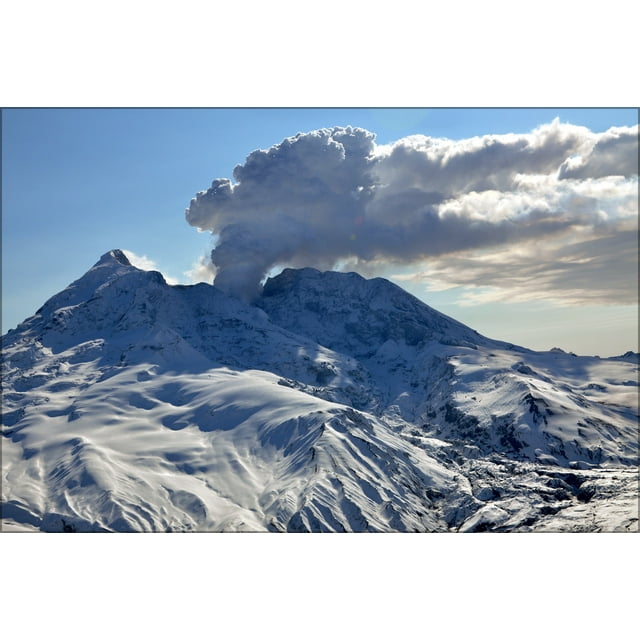24"x36" Gallery Poster, Eruption of Mt Redoubt, Alaska - Walmart.com