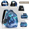 ALAZA Dragon Polar Night School Backpack Elementary Bag Student Bookbag ...