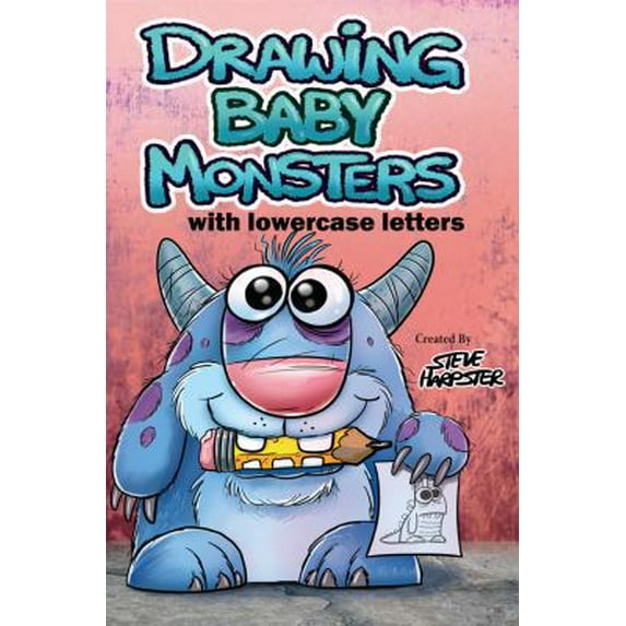 Pre-Owned Drawing Baby Monsters Using Lowercase Letters (Paperback ...