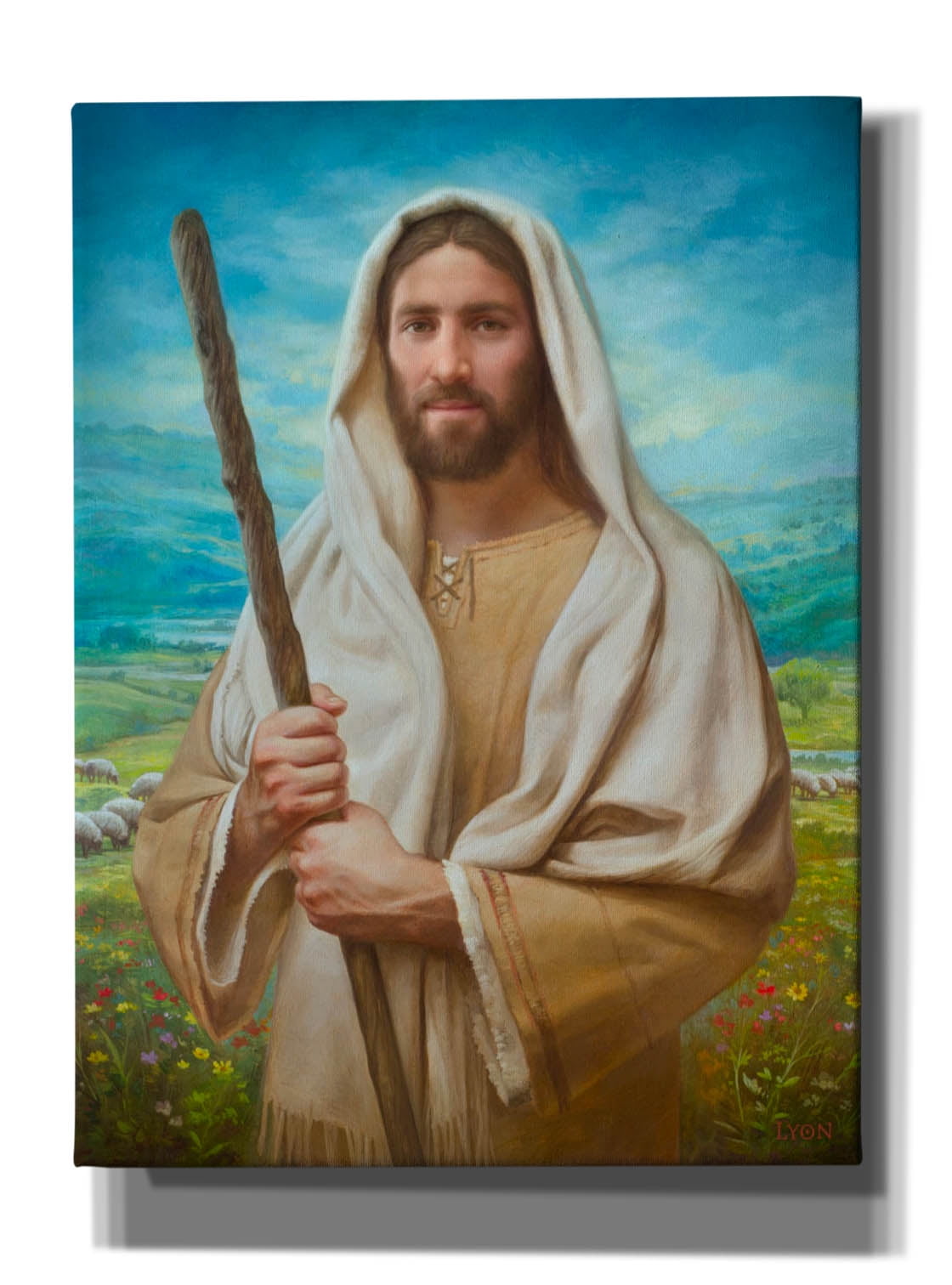 Epic Graffiti 'Feed My Sheep' by Howard Lyon, Canvas Wall Art, 40"x54 ...