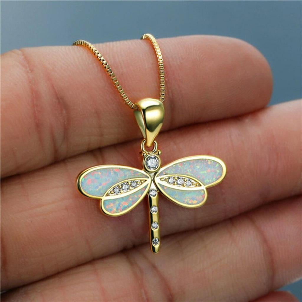 Click here for Colaxi Exquisite Dragonfly Pendant Necklace Stainl... prices