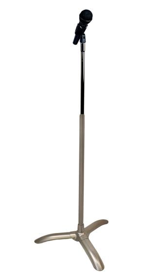 Manhasset Chorale Microphone Stand - Silver - Walmart.com - Walmart.com