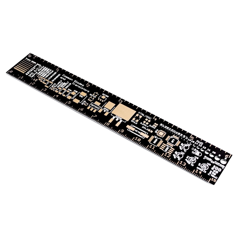 Regla PCB de 15cm, 20cm y 25cm, regla para ingenieros electrónicos, 180 ...