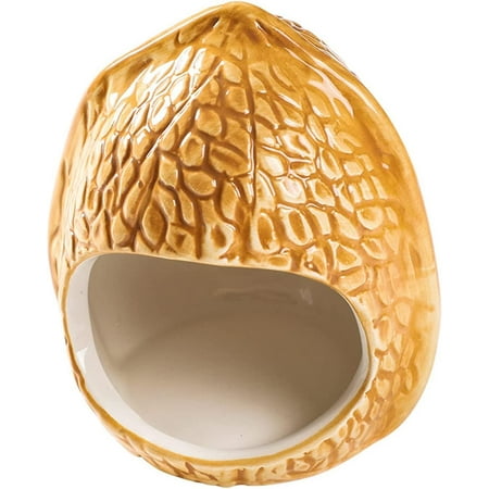 Ceramic Hamster Hideout Peanut Shape Hamster Hide Cooling Bed Caves ...