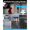 OOSSXX 3.0MP Wireless Outdoor Security Camera System with 10.1" All-in ...