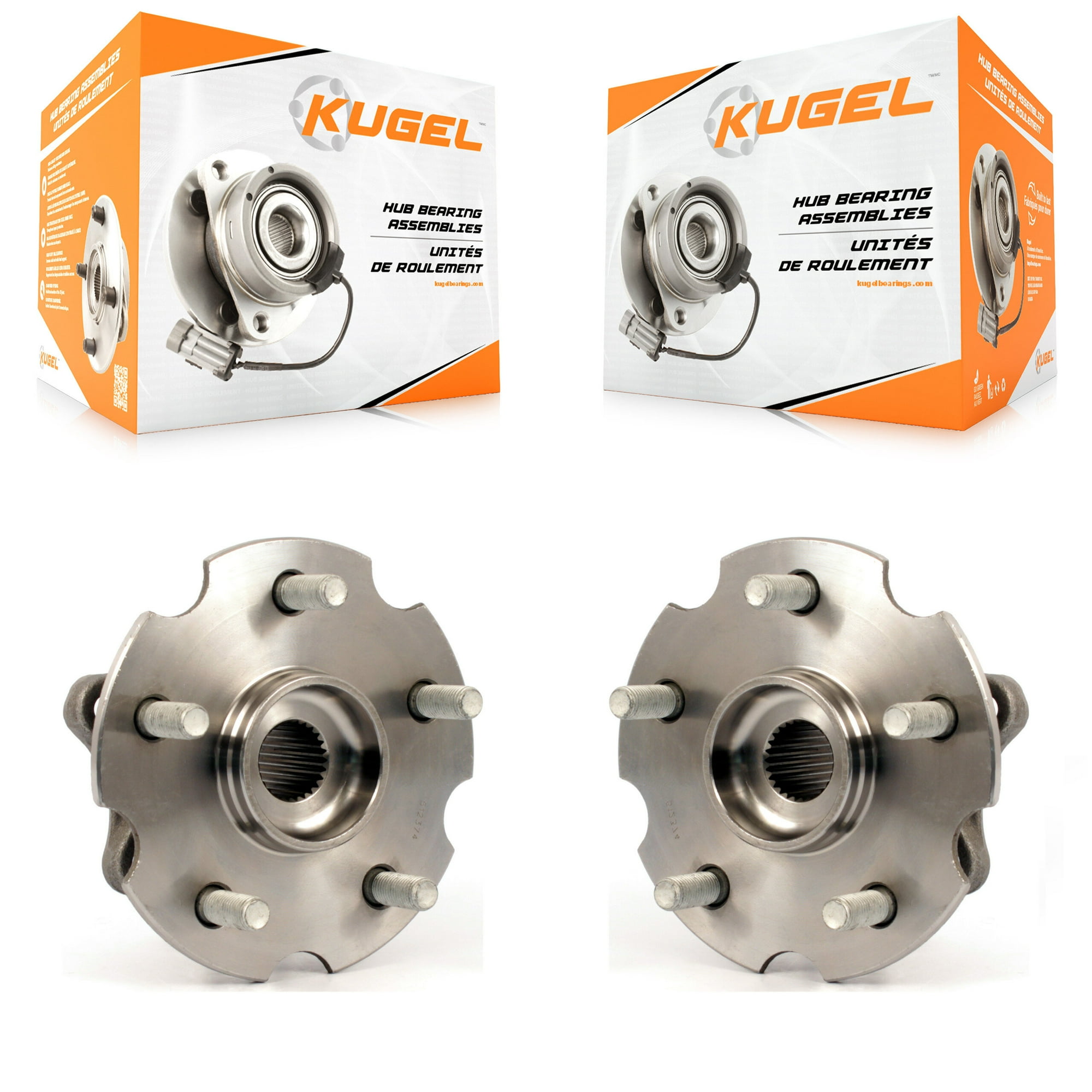 Click here for Kugel Rear Wheel Bearing And Hub Assembly Pair For... prices