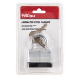 Hyper Tough Laminated Steel Padlock, 44mm Body with 1-3/16 inch Shackle ...