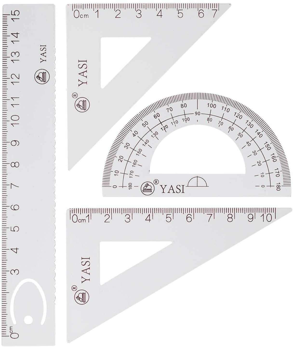 4 Pack Math Geometry Tool For Students, Draftsman, Engineers, Design ...