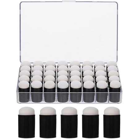 40Pcs Finger Sponge Art and Craft Drawing Project Finger Painting ...