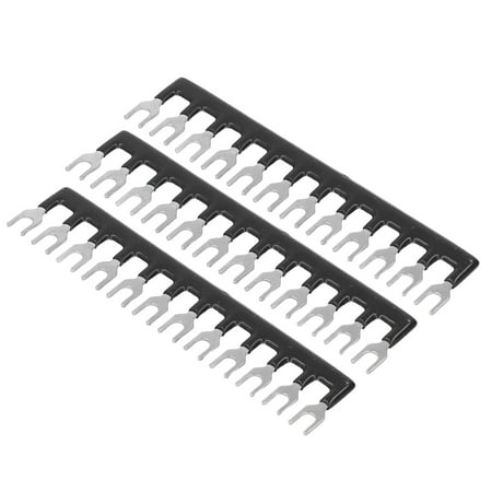 Barrier Strip Terminal Block,10Pcs Fork Type Terminal Fork Type ...