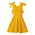 Little Girl Dresses Girls Elegant Dress with Bow and Train Formal ...