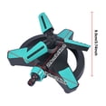 Black & Teal 360 Degree Rotating Lawn Sprinkler, Adjustable Trident ...