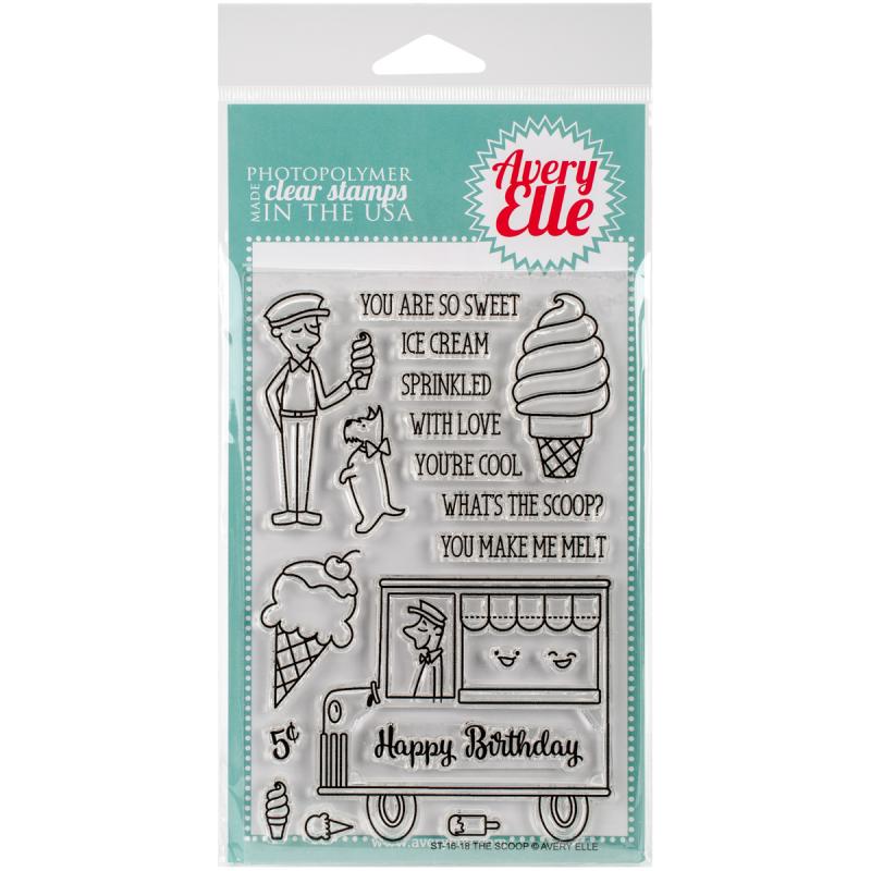 Carousel Avery Elle Clear Photopolymer Rubber Stamp Set Paper Stamps ...