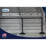 US Weight Sentinel Stanchion with 6.5 Foot Retractable Belt – Easy ...