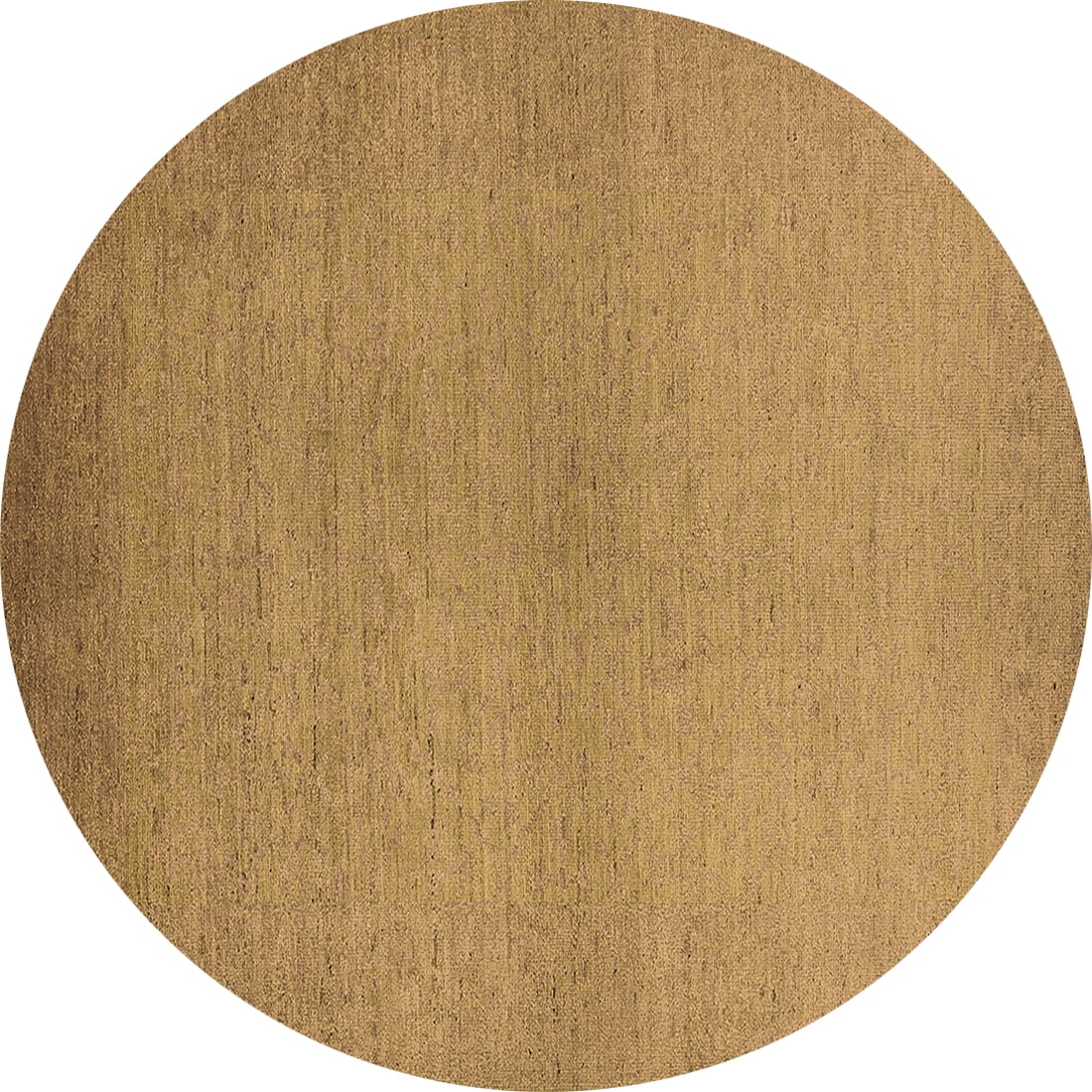 Ahgly Company Indoor Round Solid Brown Modern Area Rugs, 8' Round ...