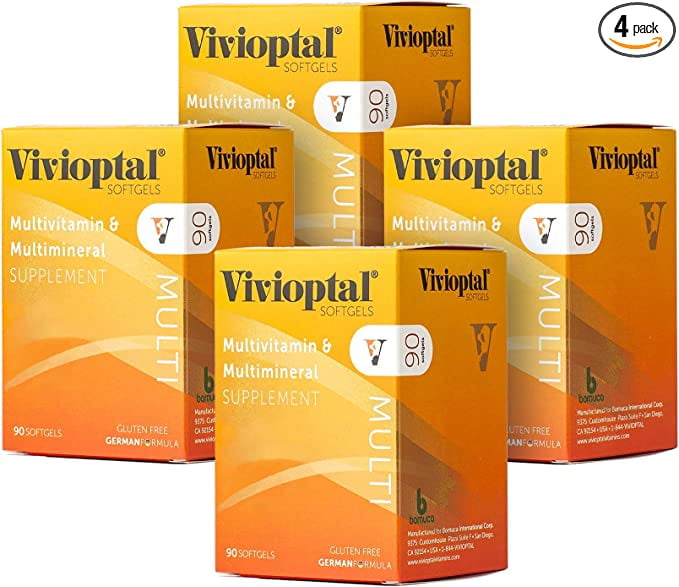 Vivioptal Multi 1 Año Suministro - Multivitamínico y Multimineral Suplemento - Sustancias ...