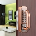 BOKYAN Mechanical Smart Digital Push Button Door Lock Keypad Keyless ...