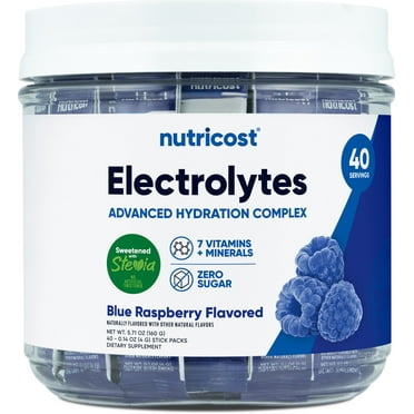 Sunwarrior Hydration Powder Electrolyte Packets | Blue Raspberry ...