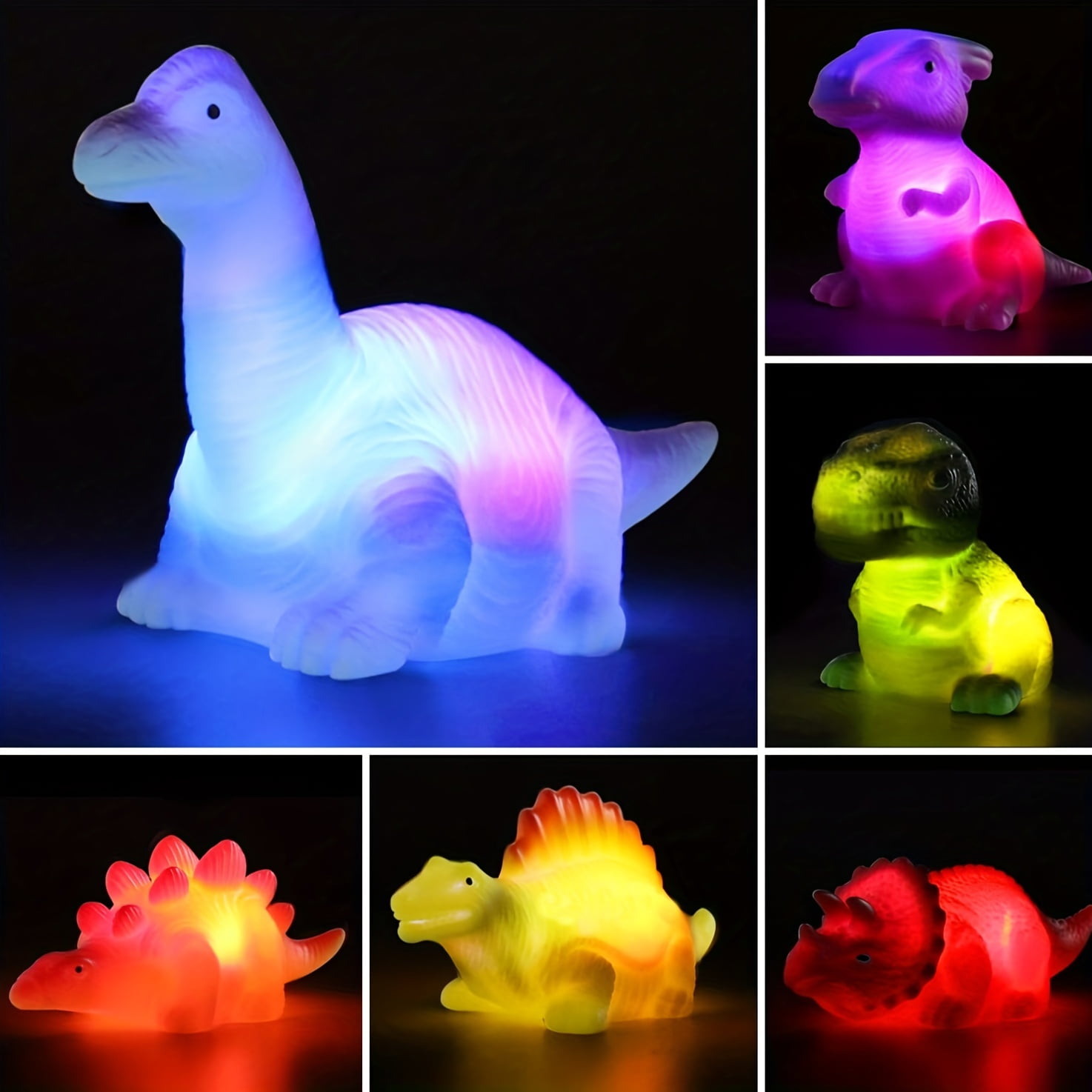 Click here for Grm Luminous Floating Dinosaur Bath Toys Set Of 6p... prices