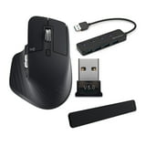 Logitech MX Master 3S Performance Wireless Mouse (Black) with ...